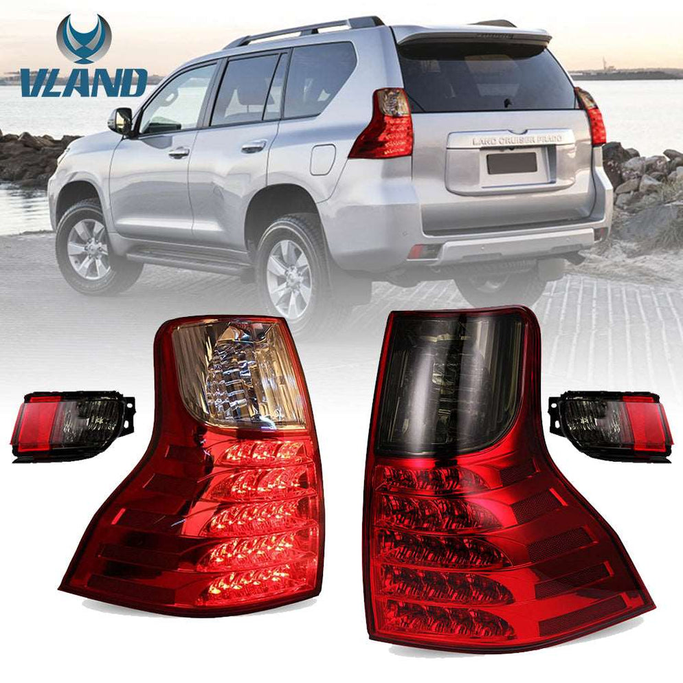 Home VLAND Full LED Tail Lights Bumper Lights for Toyota Prado J150 ...