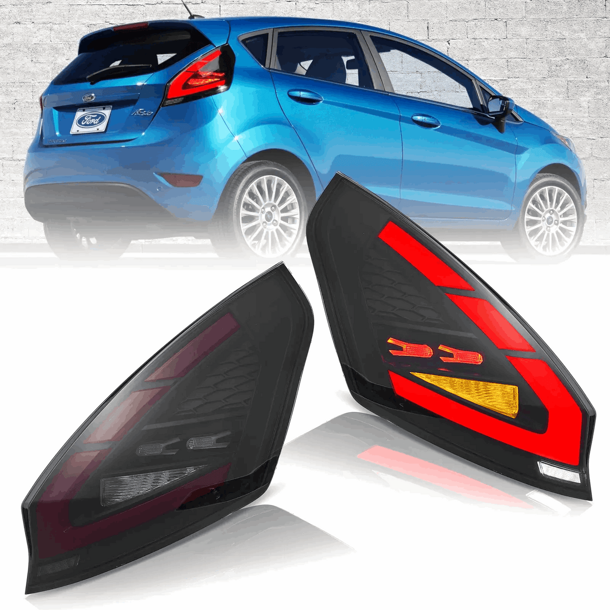 VLAND Full LED Tail Lights For Ford Fiesta 2009-2017 — VLAND Factory