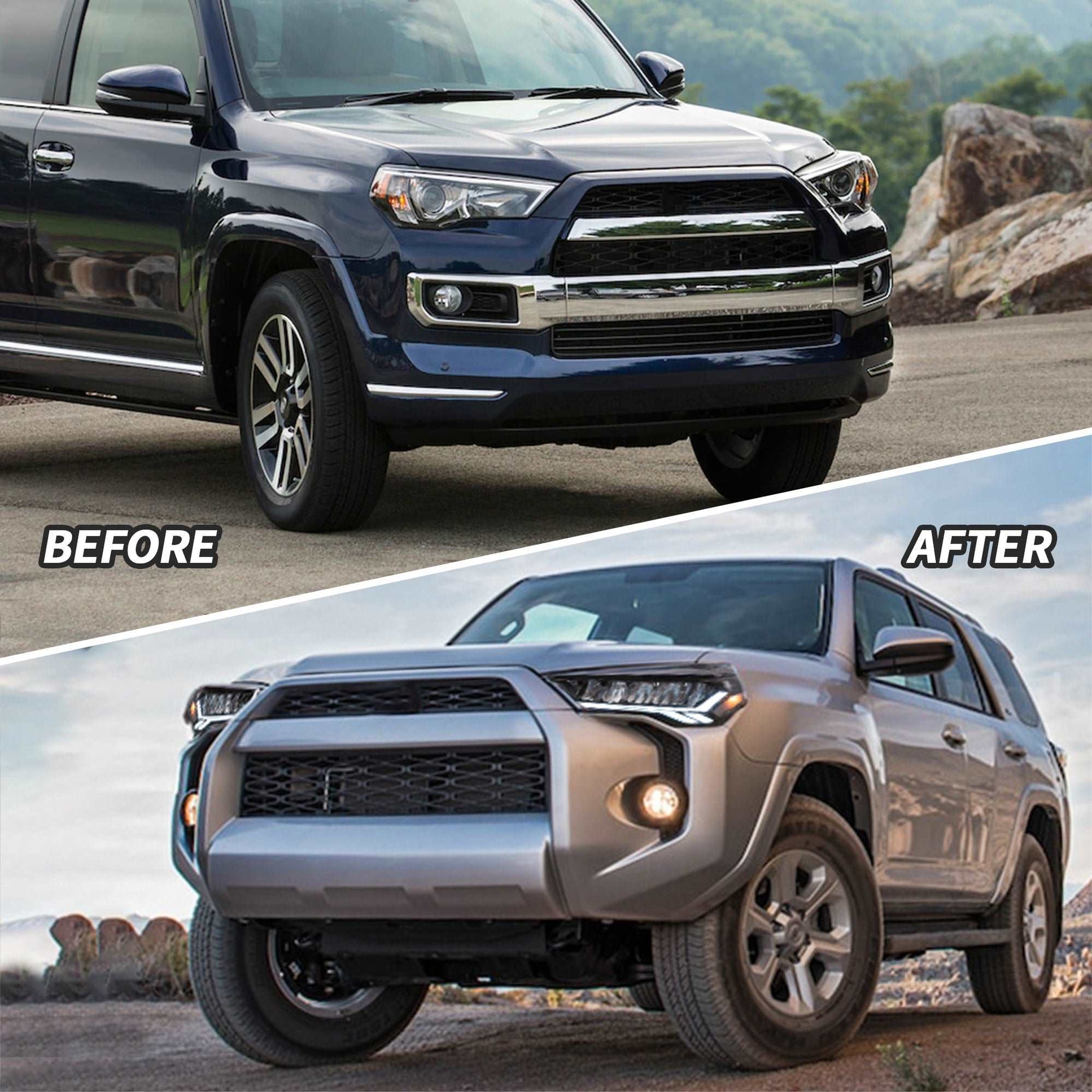 14-23 Toyota 4Runner VLAND Full LED Headlights with Dynamic DRL — VLAND ...