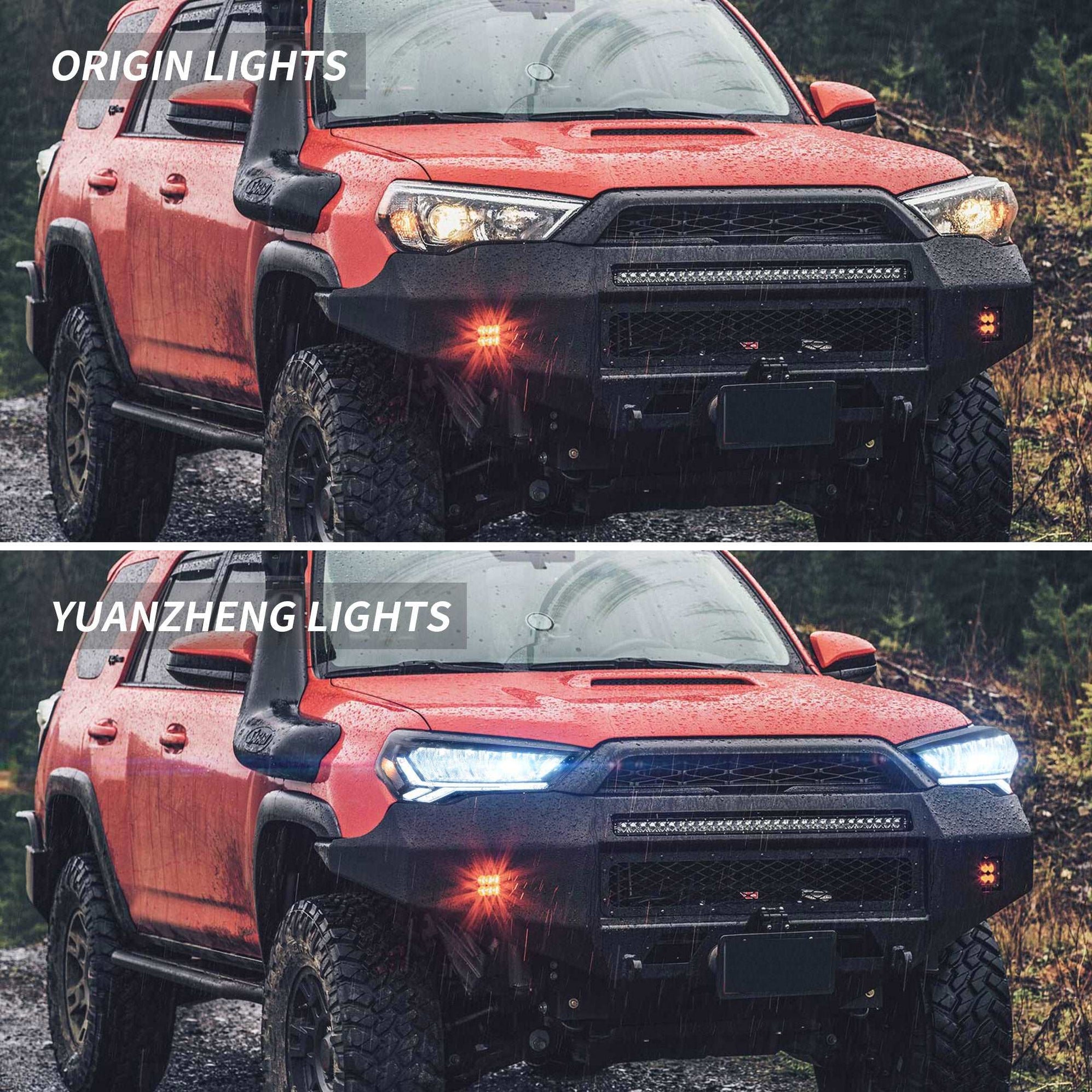 14-23 Toyota 4Runner 5th Gen VLAND Full LED Headlights & Tail Lights ...