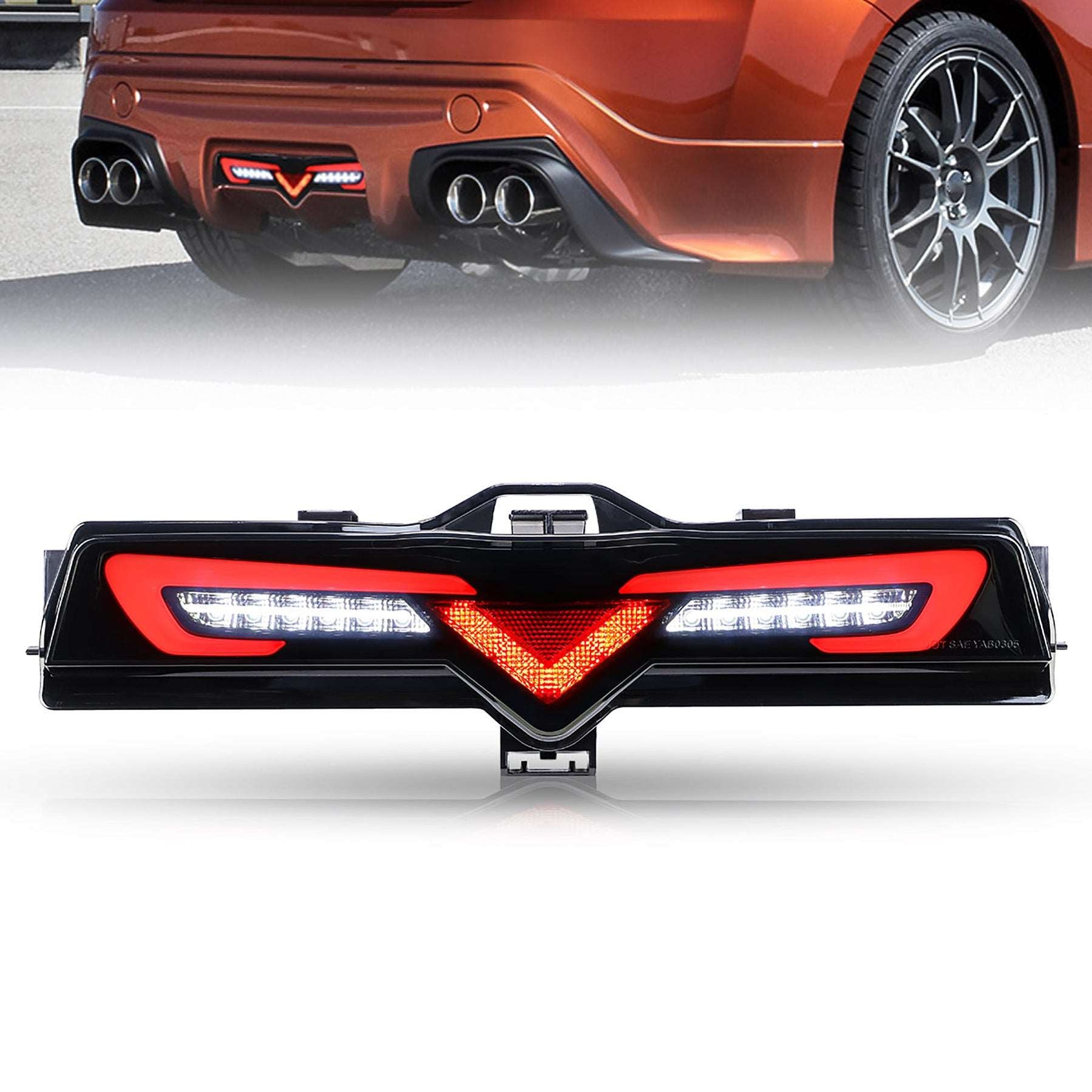 Home VLAND Full LED Rear Bumper Light Tail Lights For Toyota 86 GT86 ...