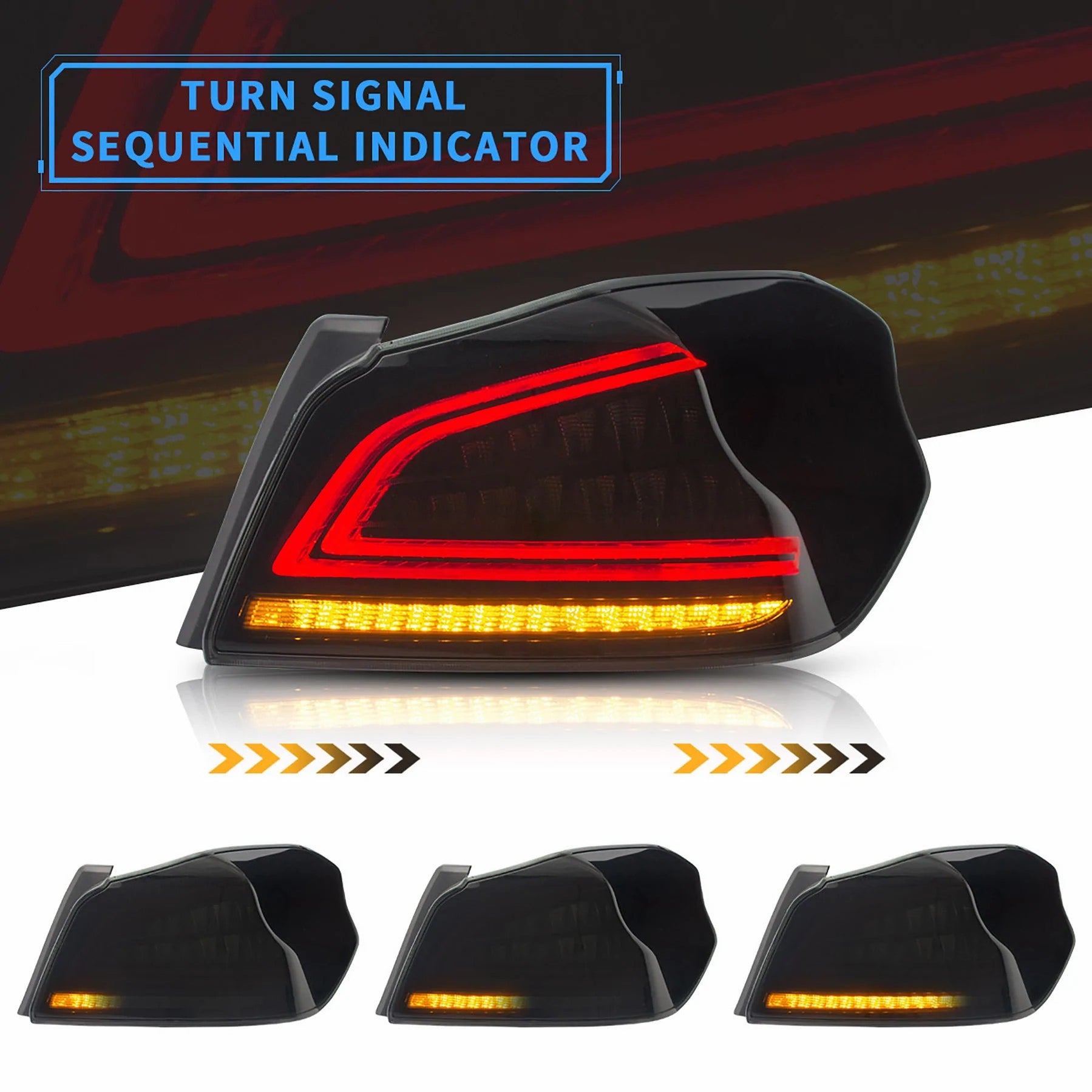 15-21 Subaru WRX | 15-17 WRX STI VLAND LED Projector Headlights & Tail ...