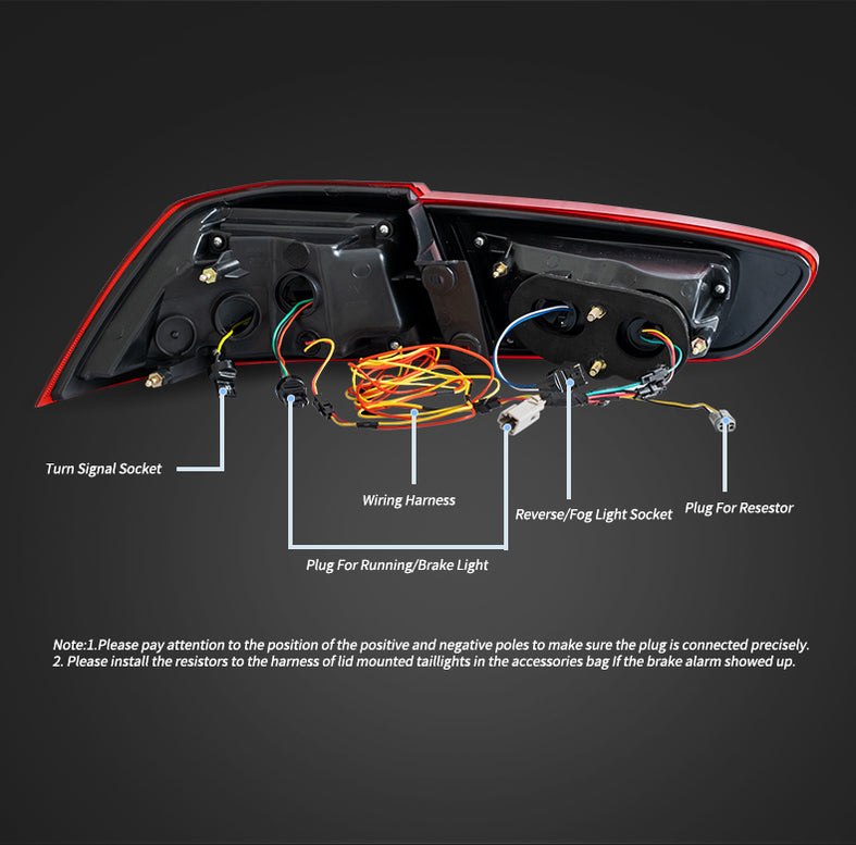 Vland LED Tail Lights For Mitsubishi Lancer EVO X 2008-2017 — VLAND Factory